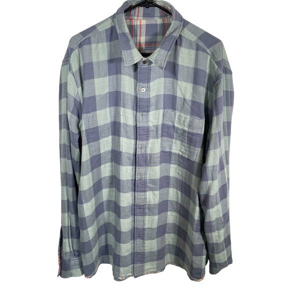 Faherty | Shirts | Faherty Reversible Shirt Mens 2xl Button Up Coastal ...